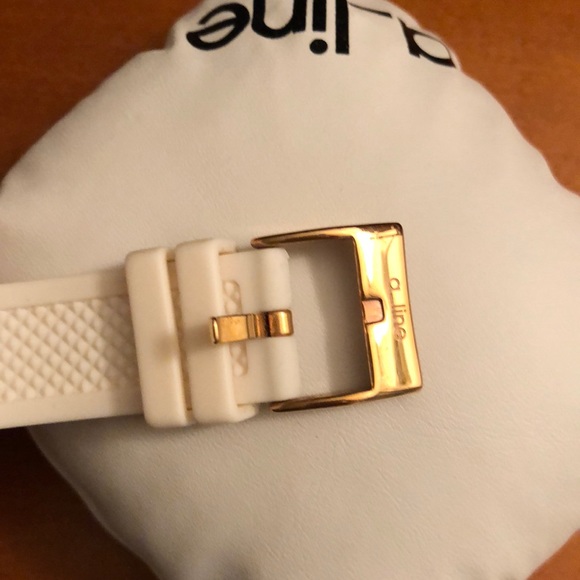 a_line | Accessories | Aline White And Gold Watch | Poshmark